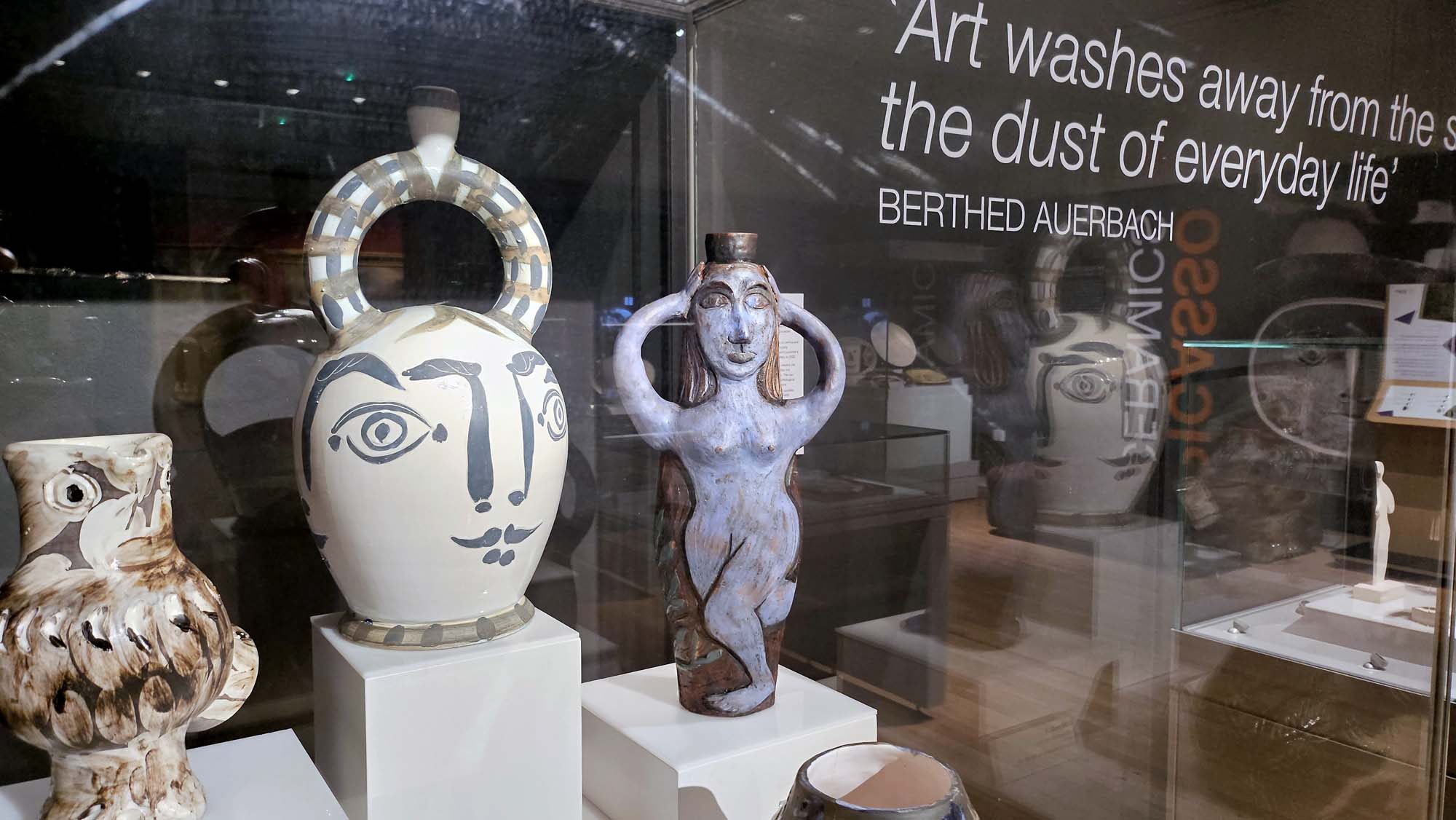 Eileen Cooper Sculpture on Display Alongside Picasso Ceramics ...